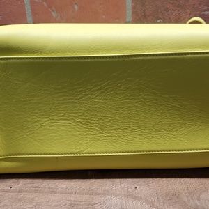 Versace | Bags | Versace Leather Large Signature Tote Bag Yellow | Poshmark